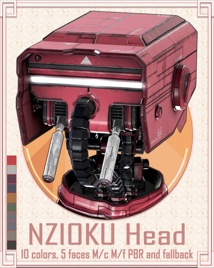 Second Life Marketplace - [KROVA] DEMO - NZIOKU Head